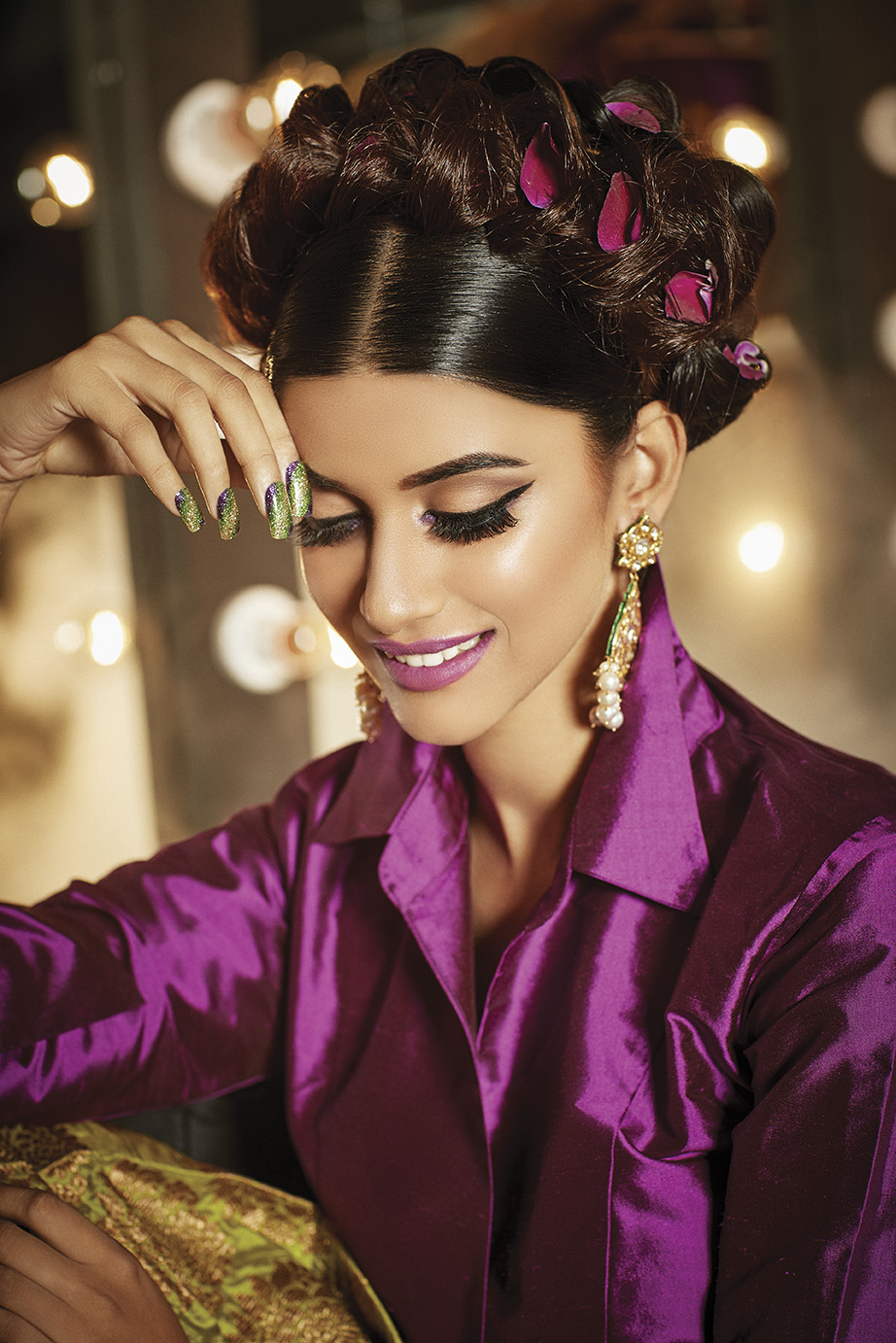 Lakmé Bridal Stylist showcases Iconic Sparkle - a beautiful bridal look ...