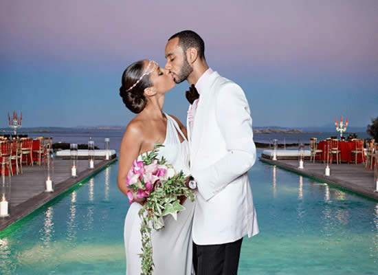 Singer Alicia Keys marries in Corsica - WeddingSutra