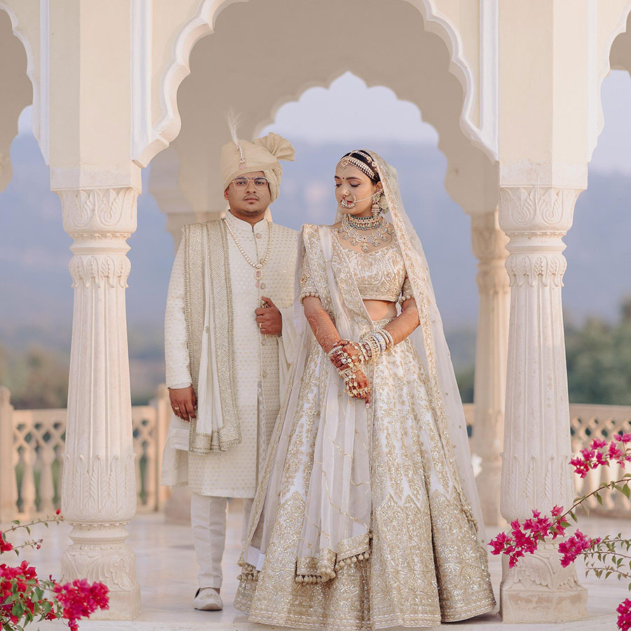 Shivani Patel and Aniruddh Kathiriya, The Alsisar Nahargarh, Rajasthan ...