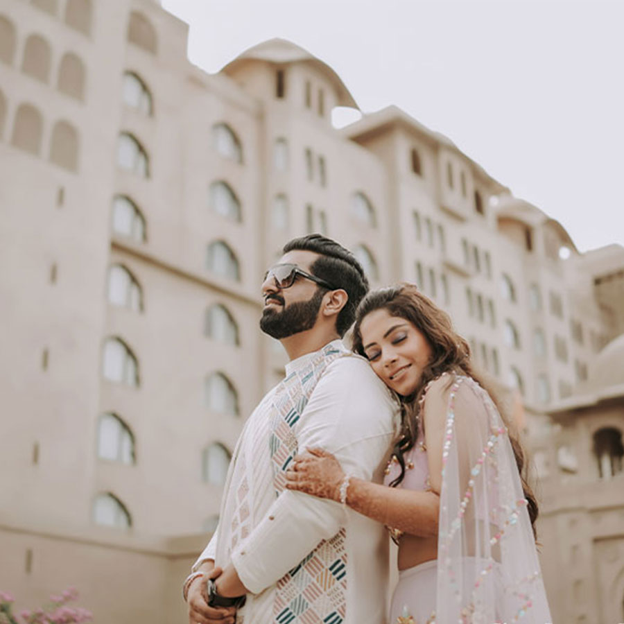 Bhavya Grover and Rohit Pruthi, Fairmont, Jaipur