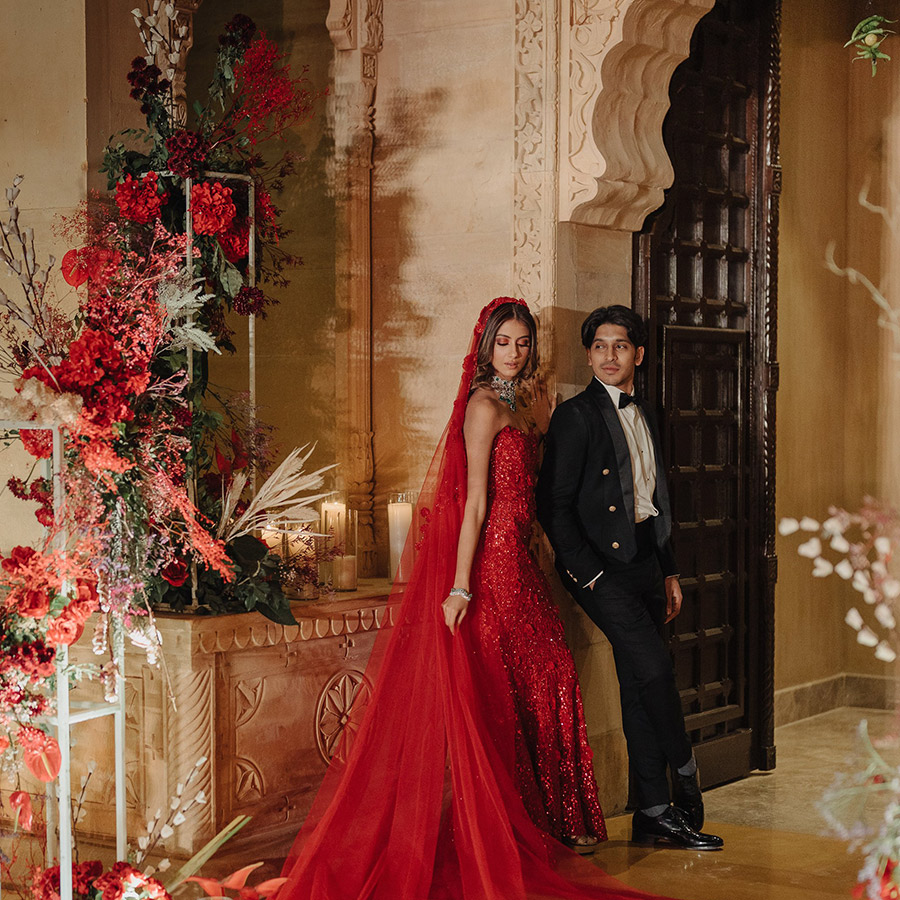 Bianca Sagar and Dev Sagar, Suryagarh, Jaisalmer | WeddingSutra