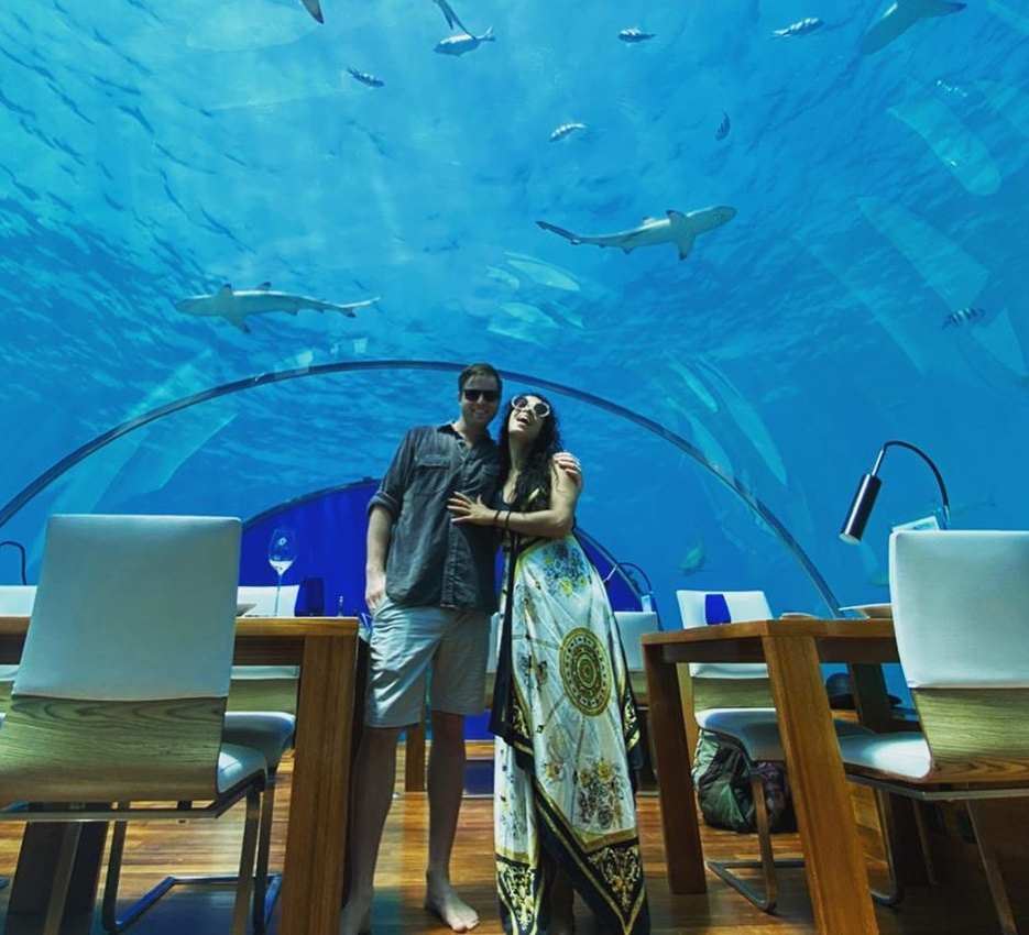 Devika Bhise and Nicholas Gilson | Maldives | Celebrity Honeymoon ...