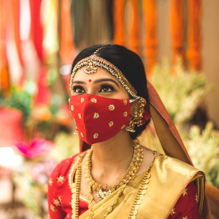 20+ designers for fashionable face masks fit for your intimate wedding ...