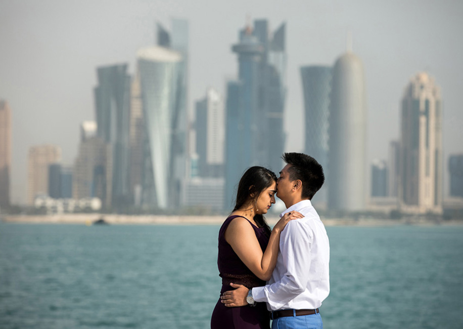 This pre-wedding photoshoot in Qatar will steal your heart with its ...