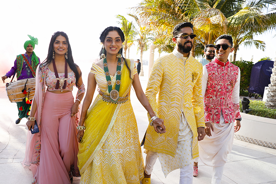 FB Celebrations crafted an entertainment-packed engagement ceremony for ...