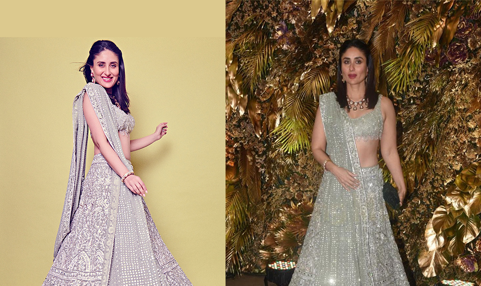 Kareena Kapoor Khan's grey lehenga from Manish Malhotra is the Pantone ...