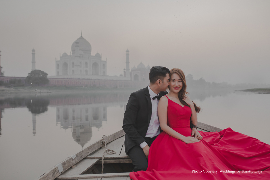 A stunning photo shoot against an iconic Wonder of the World - the Taj ...