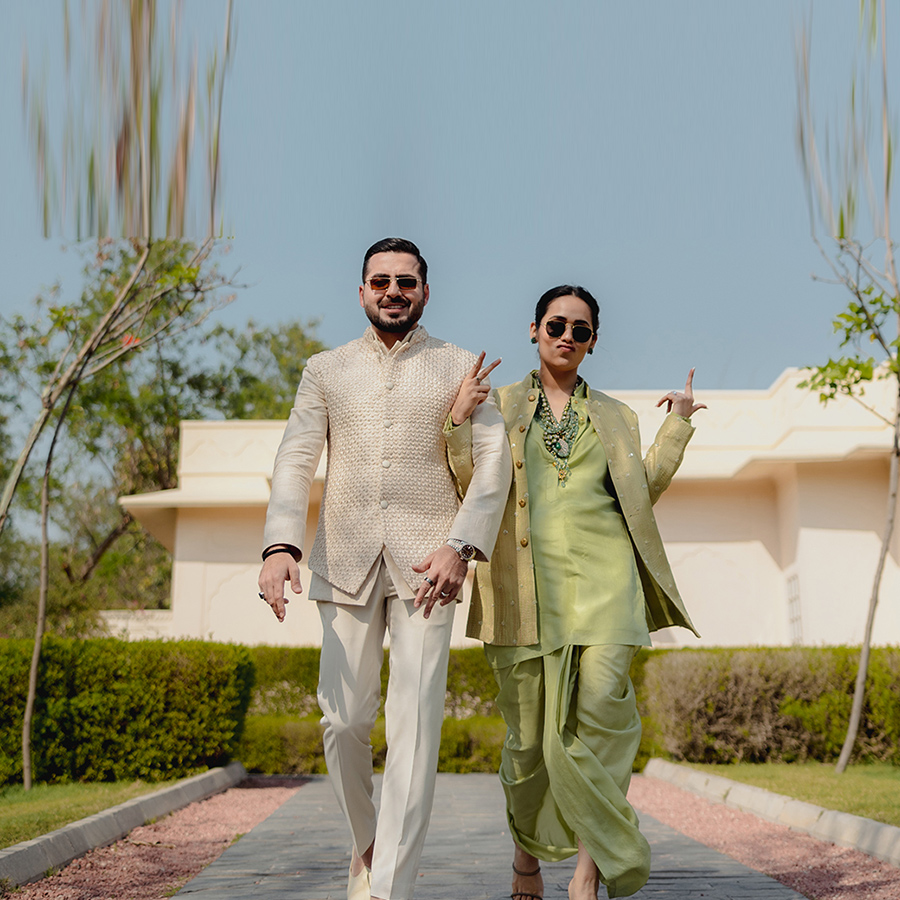 Palak Shah and Avnish Chhabria, The Oberoi Sukhvilas Spa Resort, Chandigarh
