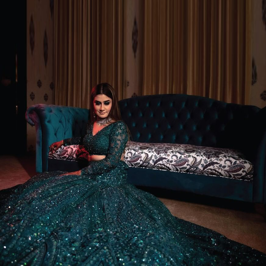 Vivid and bold, these vibrant lehengas from Payal Keyal are perfect to ...