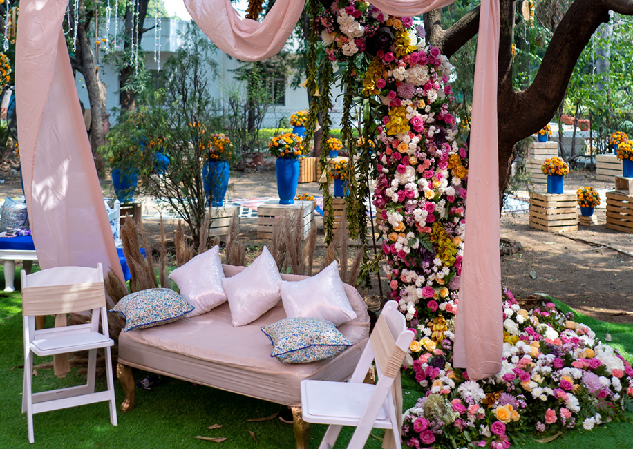 A rich fusion of Aztec and Boho themes, this pre-wedding celebration ...