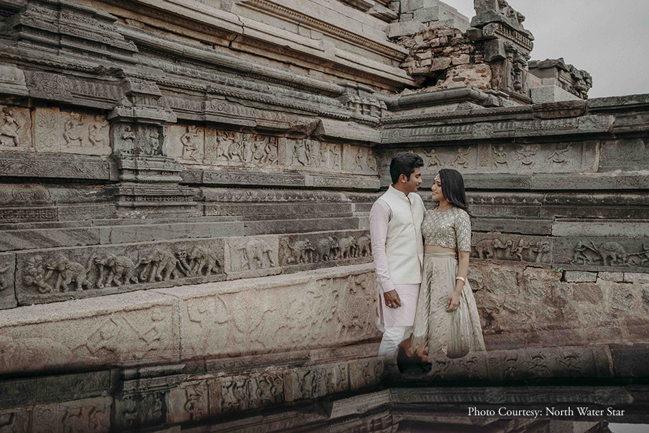 The old stone ruins of Hampi formed the perfect backdrop for Rohini and ...
