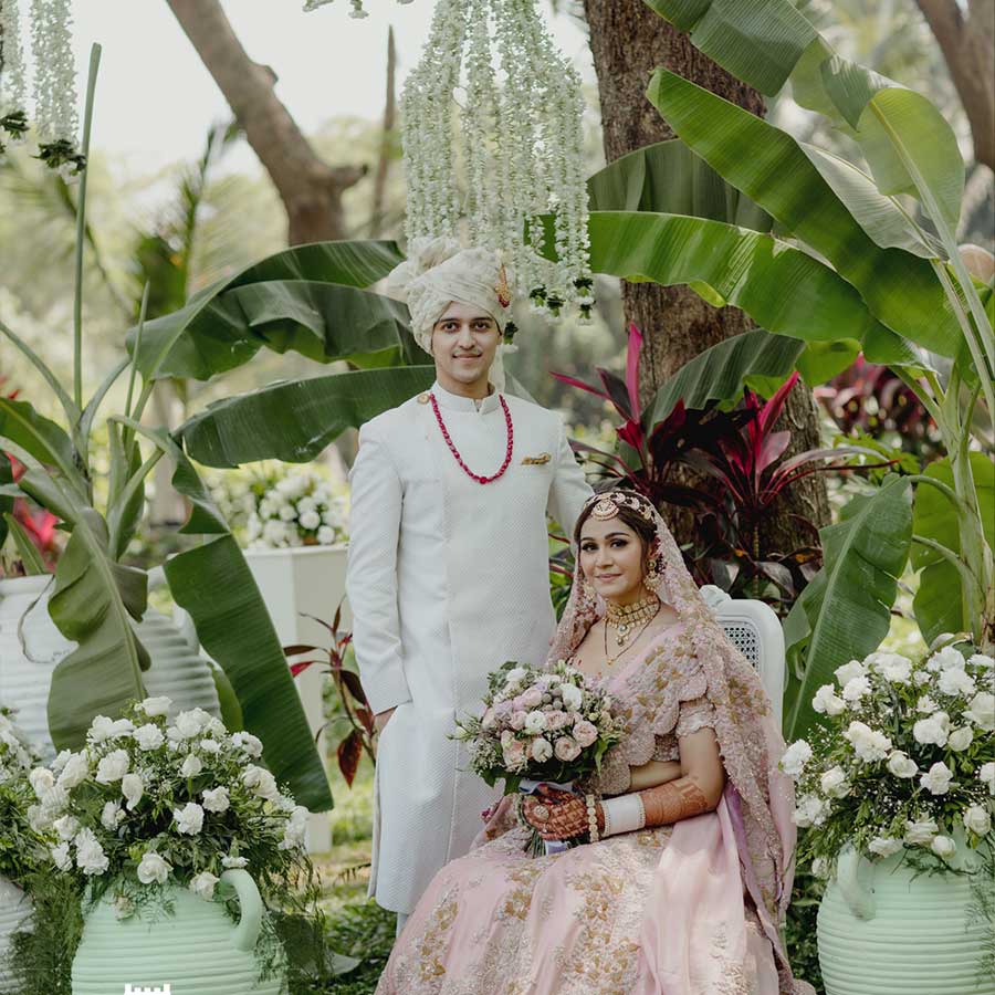 Ruhi Meman and Manmath Shilke, Taj Exotica Resort & Spa, Goa