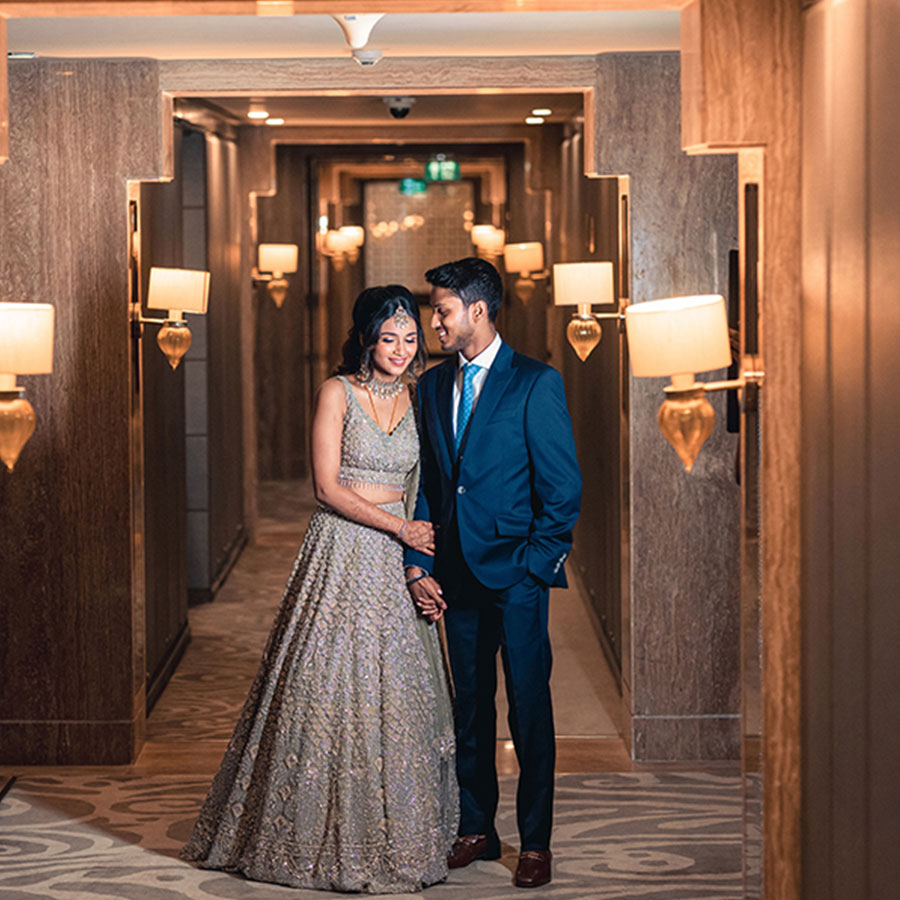 Sanjana Sudarshan and Sachan Maruthan, Taj Fisherman’s Cove Resort ...