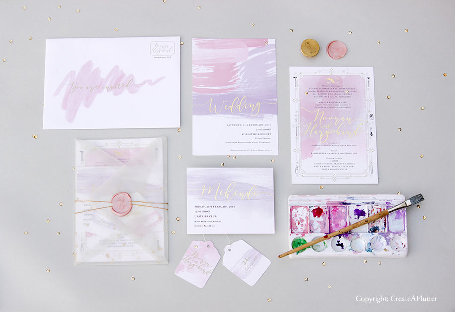 Themed Wedding Invitations With Unique Elements We Love! | Planning ...