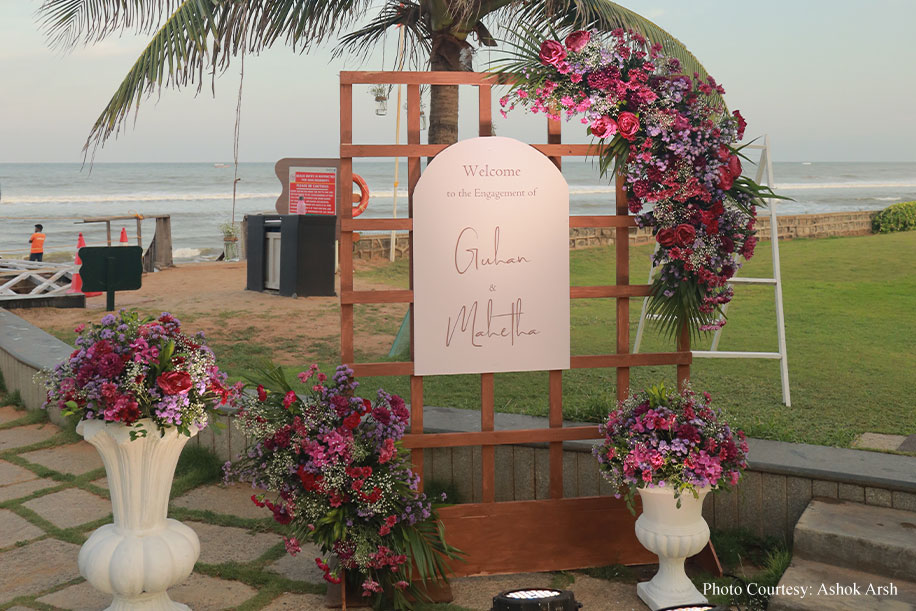 Mahetha Krishnakumar and Guhan, Radisson Blu Resort, Temple Bay ...